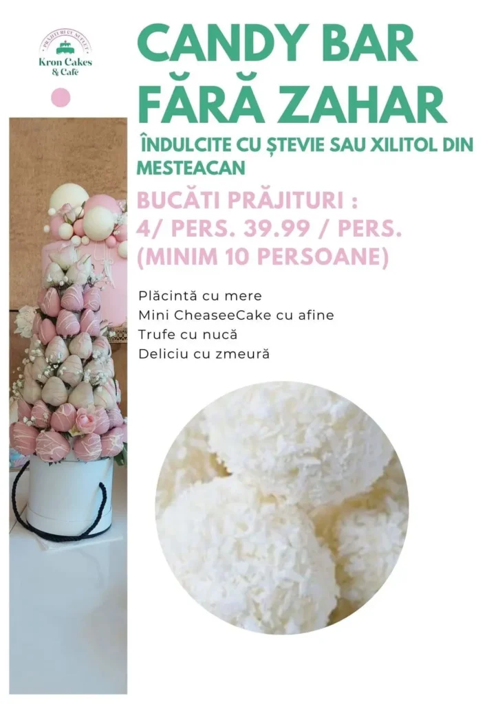 6 motive pentru a comanda Candy Bar de la Kron Cakes & Café - Kron ...